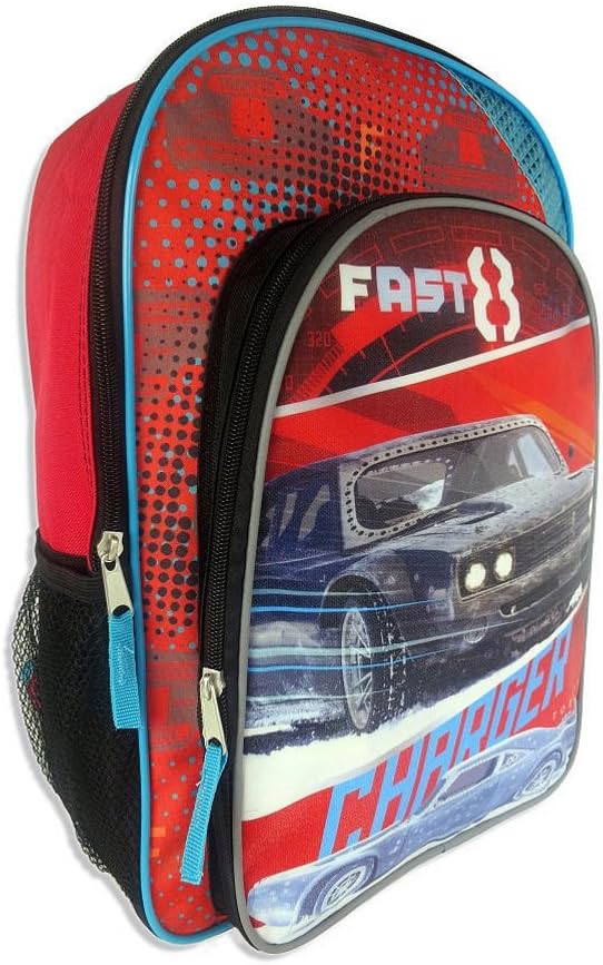 Amazon.com: Fast and Furious 8 Charger Backpack with Side Mesh Pockets ...