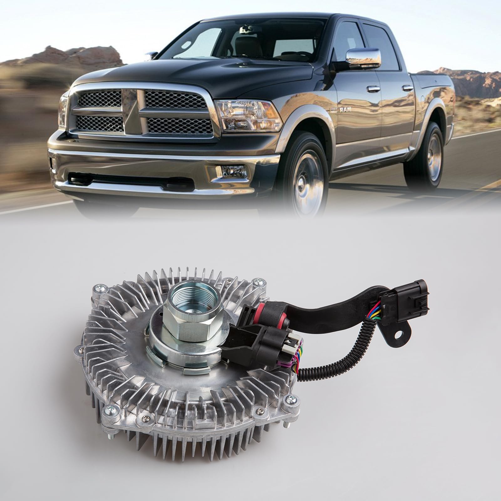 Amazon.com: 52014729AC Cooling Radiator Fan Clutch Compatible with 2013 ...