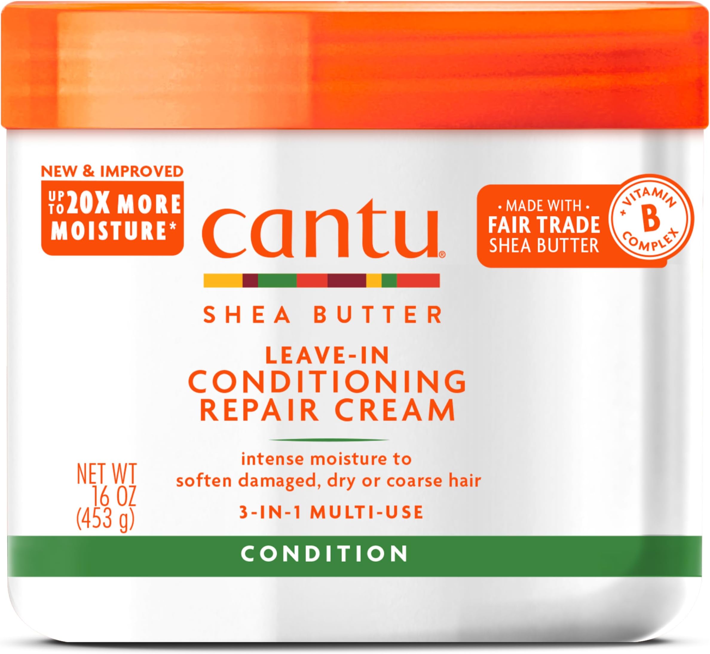 Amazon.com : Cantu Leave-In Conditioning Repair Cream with Shea Butter ...