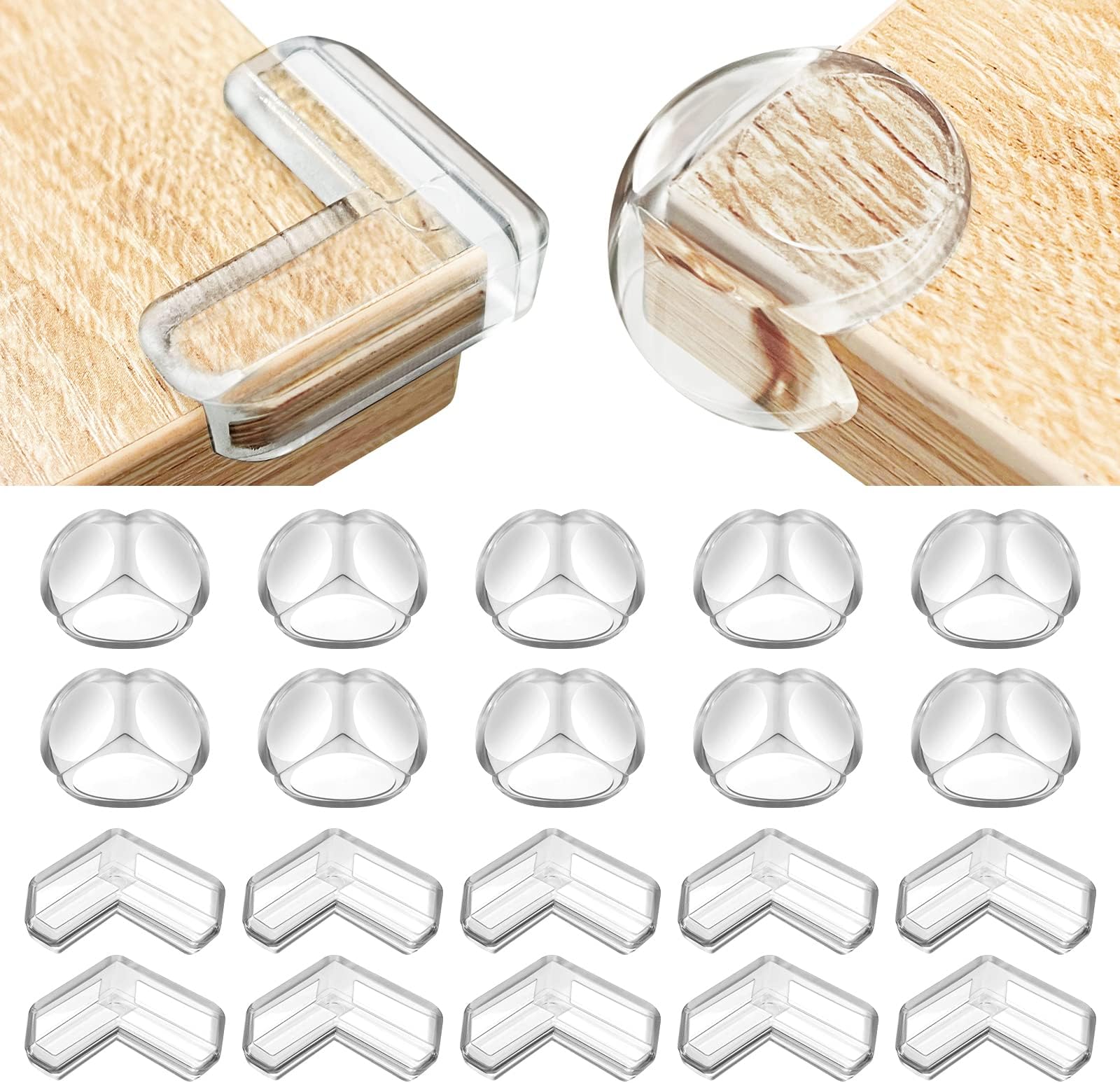 20 Pièces Protection Coin de Table Bébé Protège Coin de Table Bebe ...