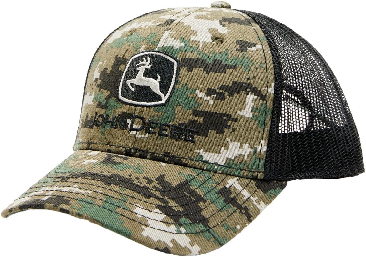 John Deere Baseball Cap Trucker Hat 13080407Ca Digital Camo 0407 at ...