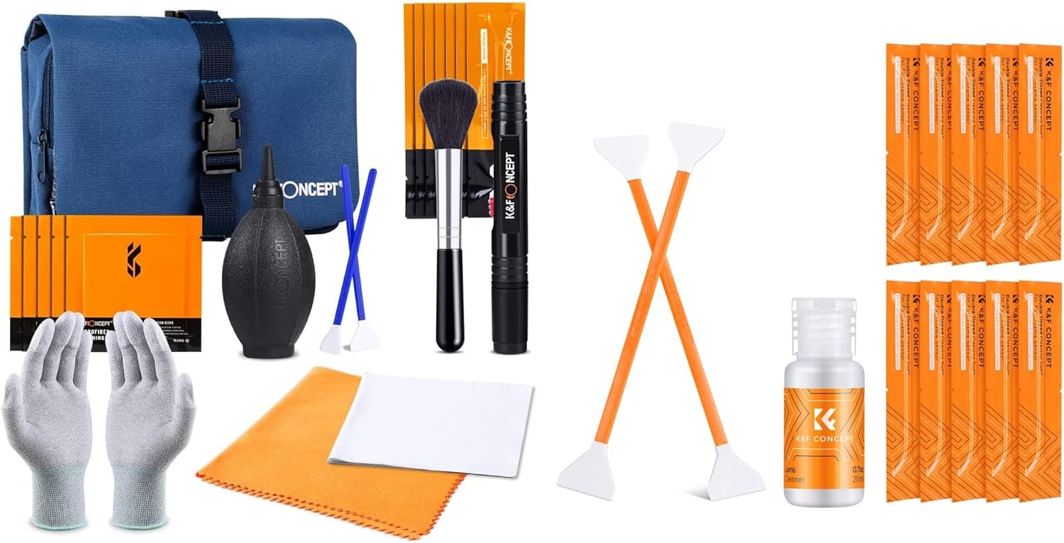Amazon.com : Camera Cleaning Kit & Double-Tipped Sensor Cleaning Swabs ...