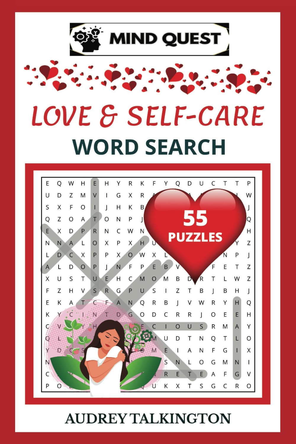 Love and Self-Care Word Search Puzzle Book: Explore Easy to Read ...