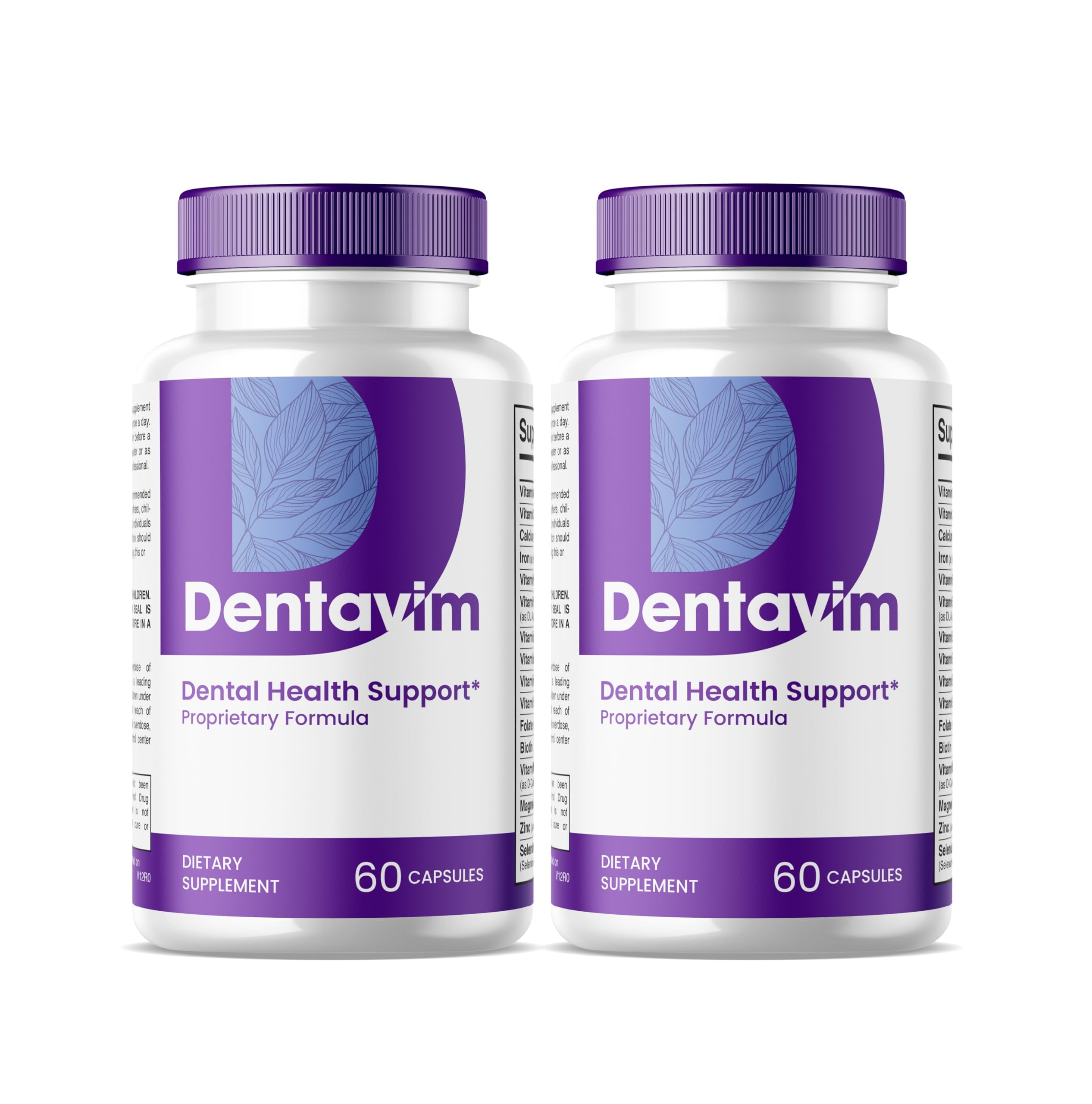 Amazon.com: (2 Pack) Dentavim Capsules - All Natural Care for Teeth and ...