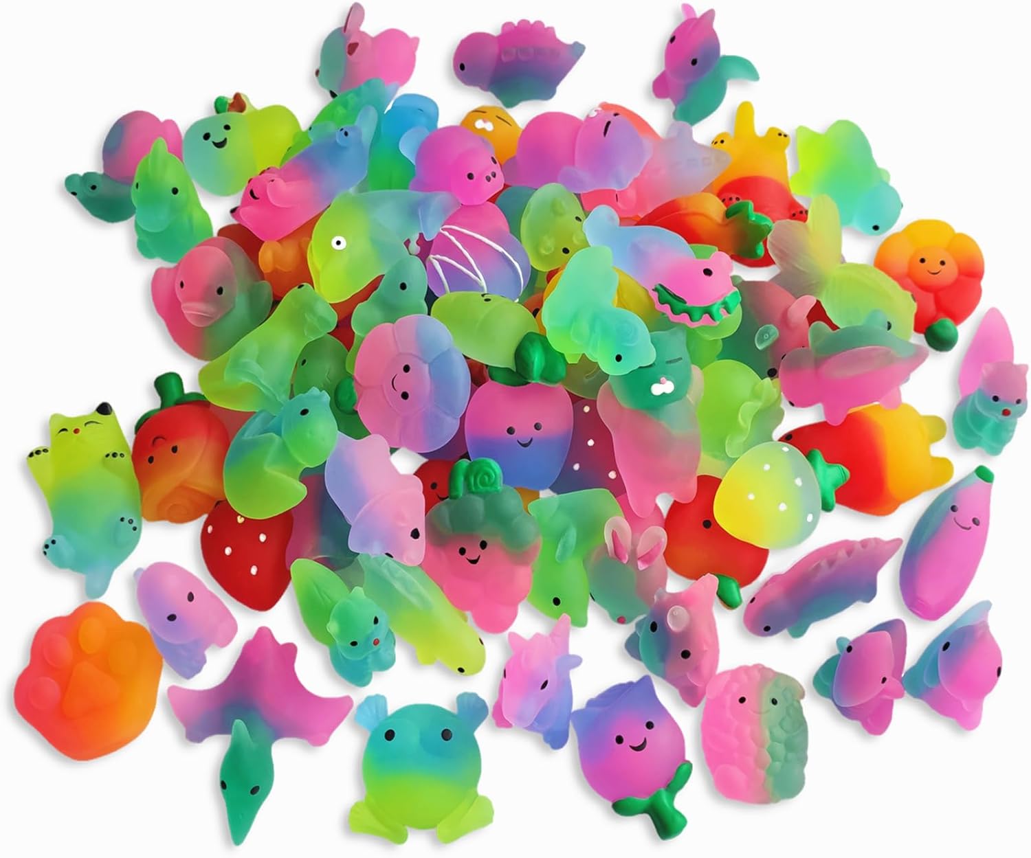 Amazon.com: Gradient Color Series Mochi Squishy Stress Relief Toy ...