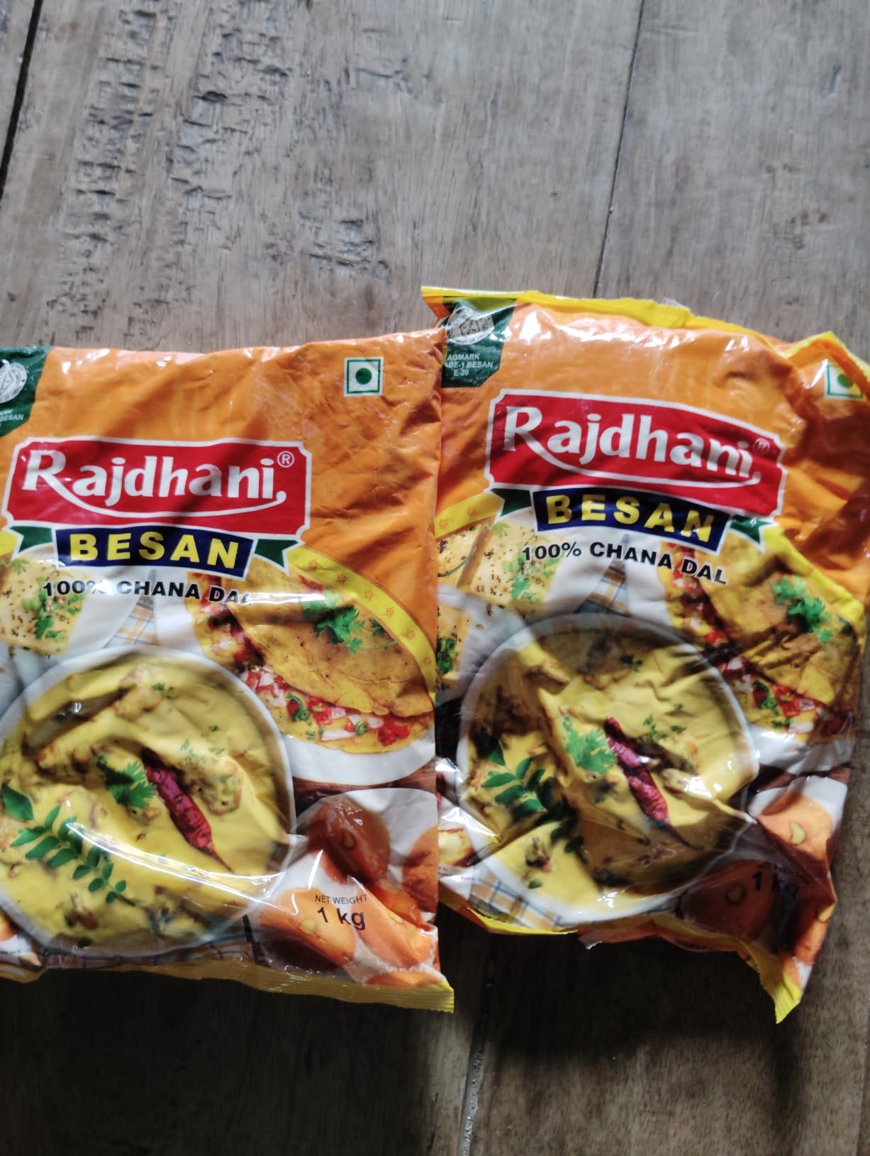 Rajdhani Besan 1 kg | Rajdhani Organic Flour - 100% Pure Chickpea Flour ...