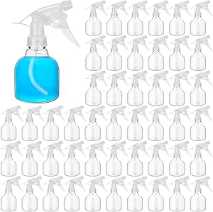 Amazon.com: Lallisa 48 Pcs 8oz Empty Spray Bottles Mini Plastic Spray Bottles Small Squirt ...