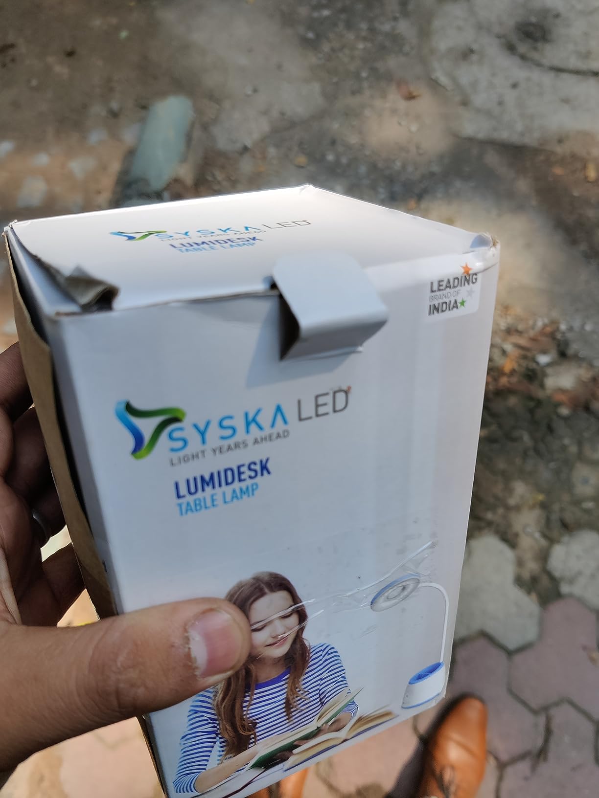 SYSKA SSK-TL-8608L LUMIDESK 10W LED Table lamp with 3 Stage Dimming ...