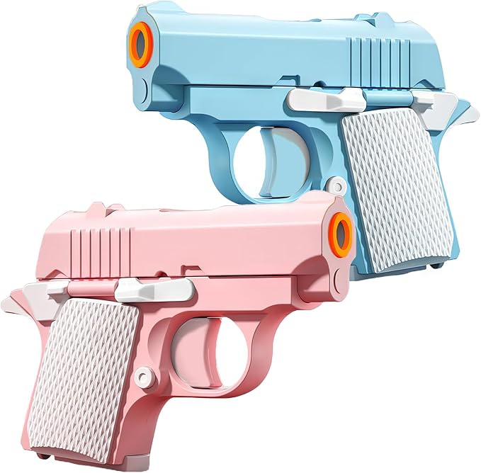 Amazon.com: Hikewintoy Cool Fidget 1911 Toy Gun, 2 Pack 3D Printed Mini ...