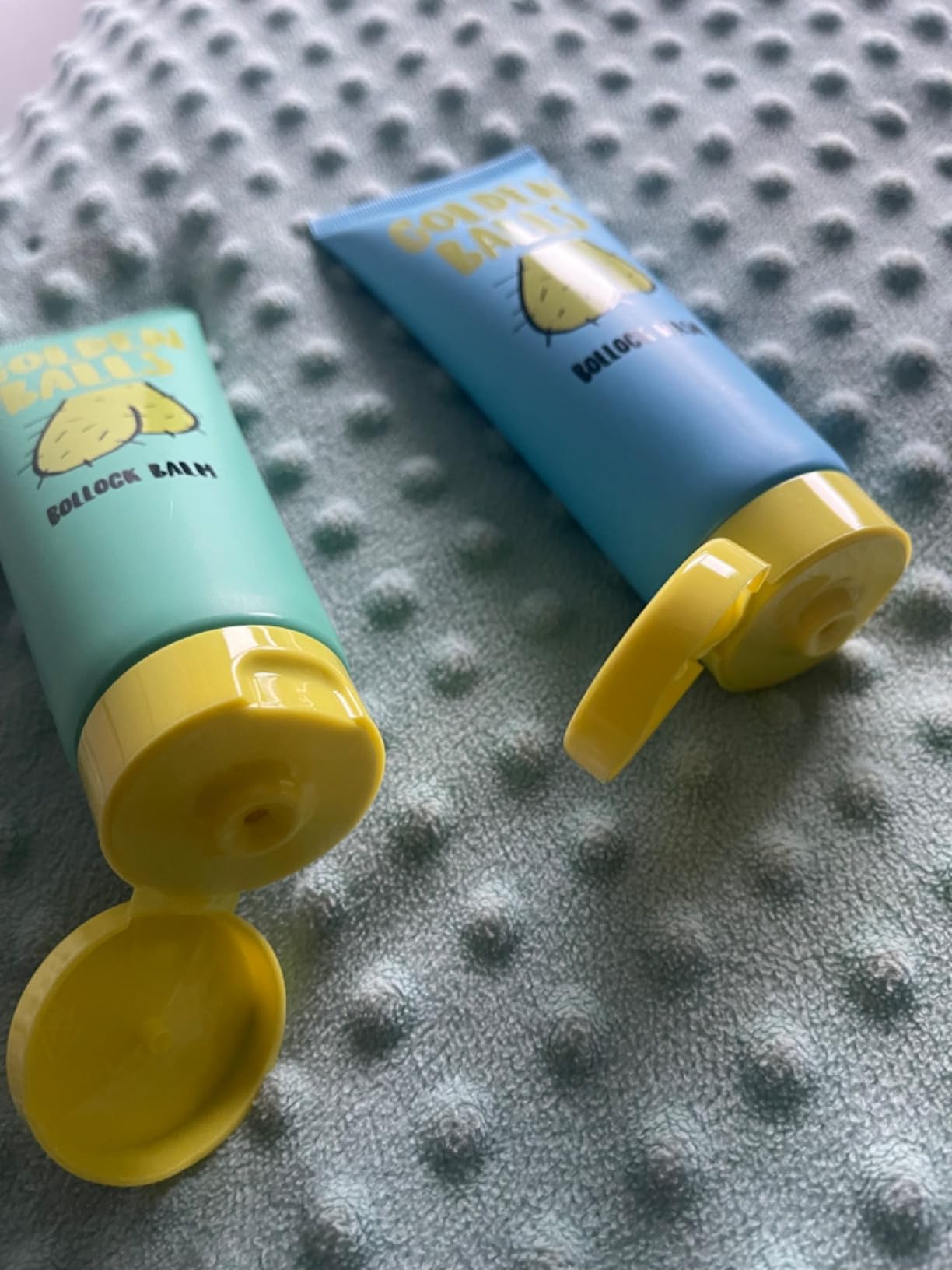 Golden Balls, Balm & Sponge Set - For Your Private Bits - Funny Novelty ...