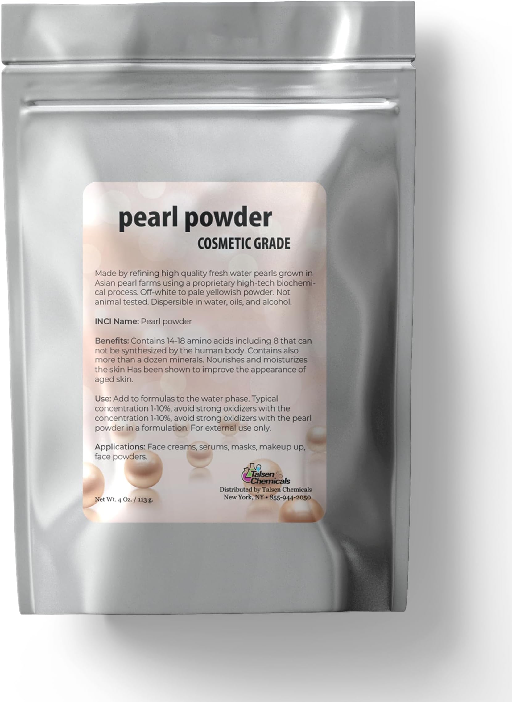 Amazon.com : Pure Pearl Powder for Skin - 5.29oz Natural Freshwater ...