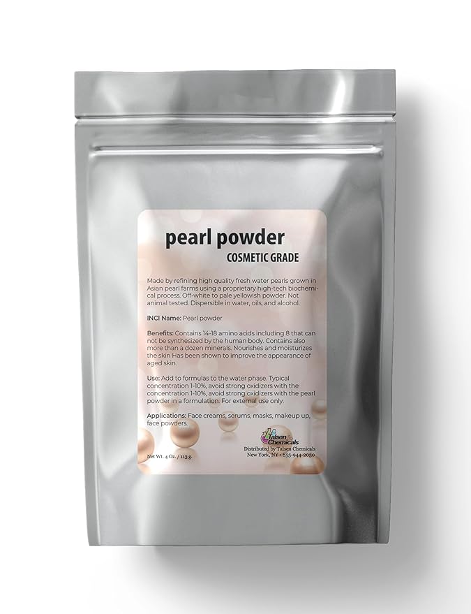 Amazon.com : Talsen Chemicals Pure Pearl Powder DIY Cosmetic Grade ...