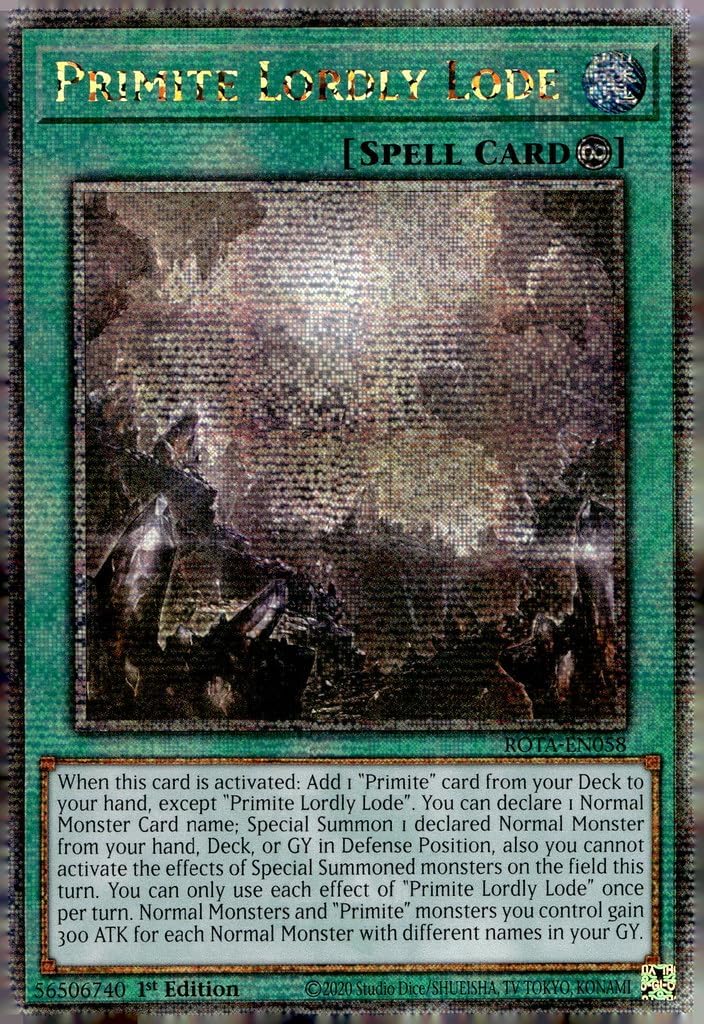 Amazon.com: Primite Lordly Lode (Quarter Century Secret Rare) - ROTA ...