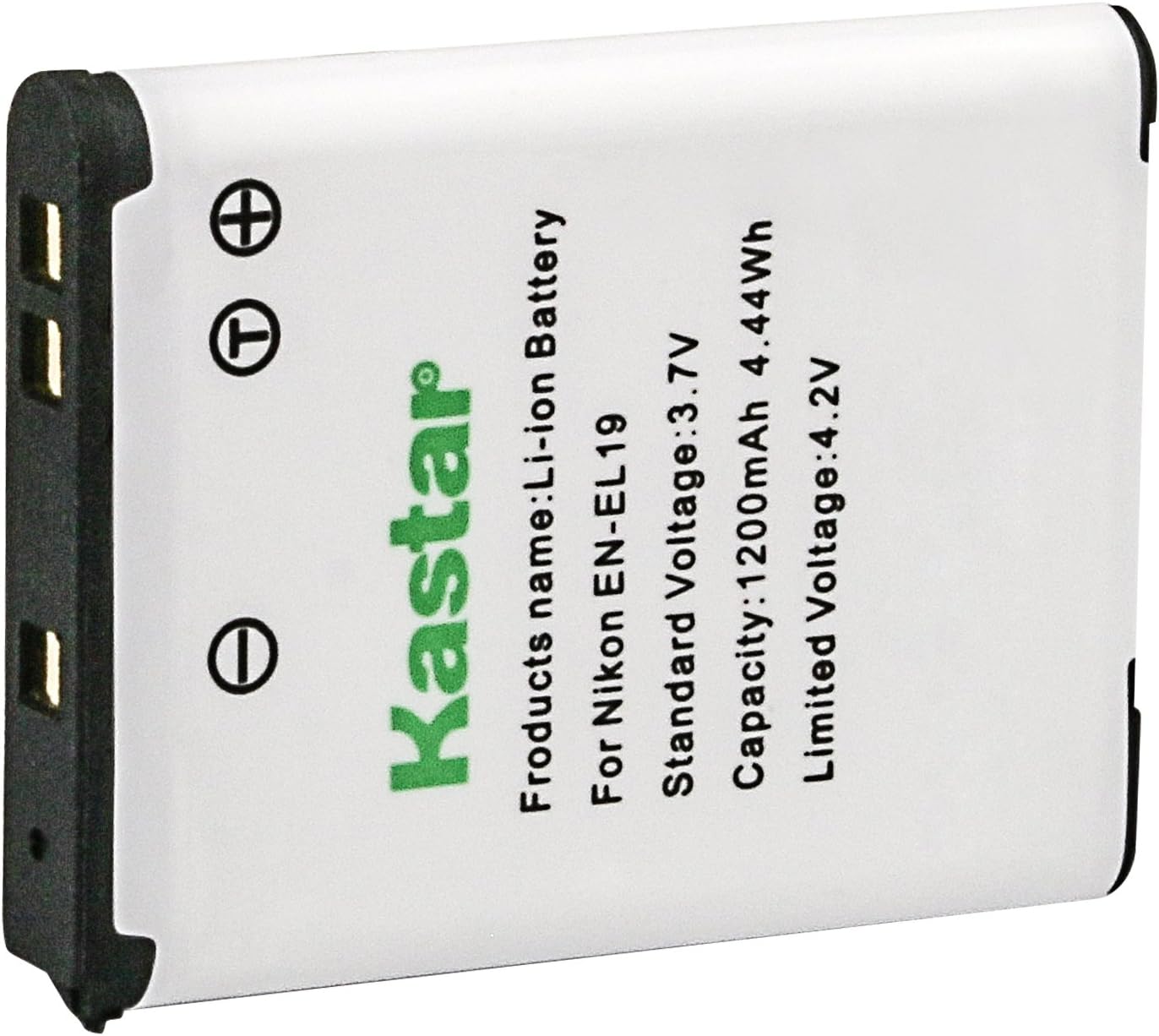 Amazon.com : Kastar EN-EL19 Rechargeable Li-Ion Battery for Nikon ...