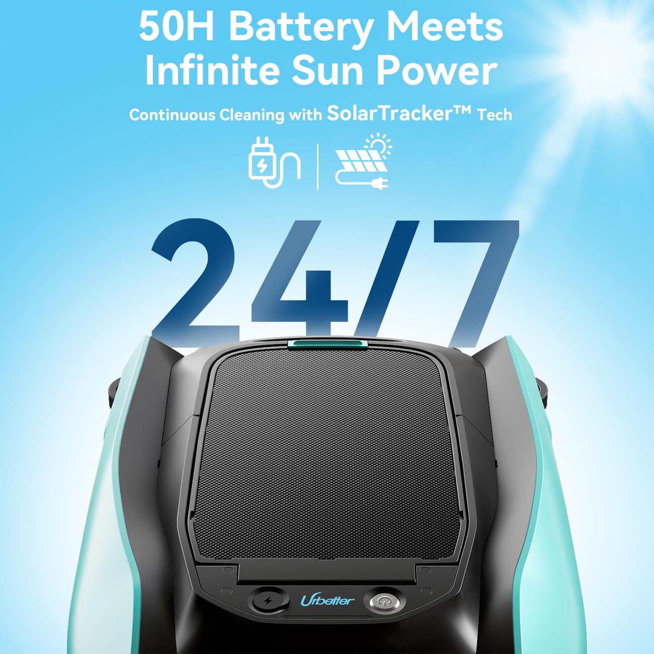 Snapklik.com : Urbetter X1 Robotic Solar Powered Pool Skimmer ...
