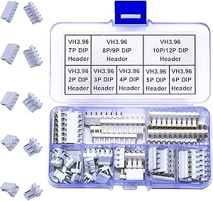 Amazon.com: Keszoox 3.96mm Connector Assortment Kit, Compatible with JST VH 3.96mm VH3.96 2P 3P ...