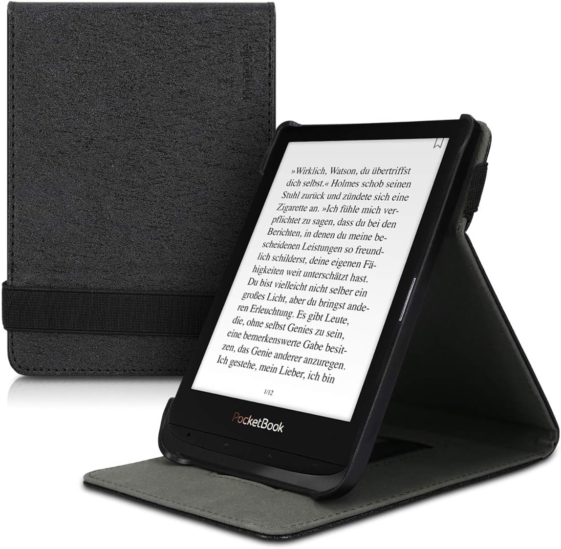 Amazon.com: kwmobile Cover Compatible with Pocketbook Touch Lux 4/5 ...