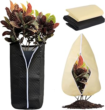 Amazon.com: EAVNCLG Plant Planter Protector - Large, Winter Planter ...