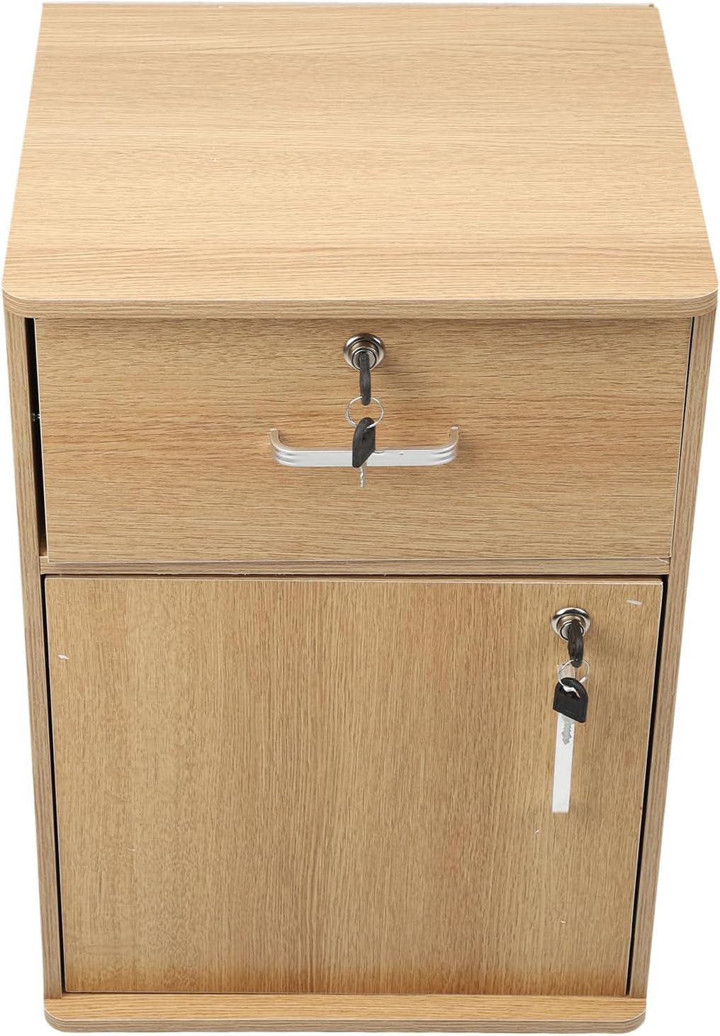 Mobile File Cabinet Multiple Drawers Sturdy Under Desk Rolling File ...