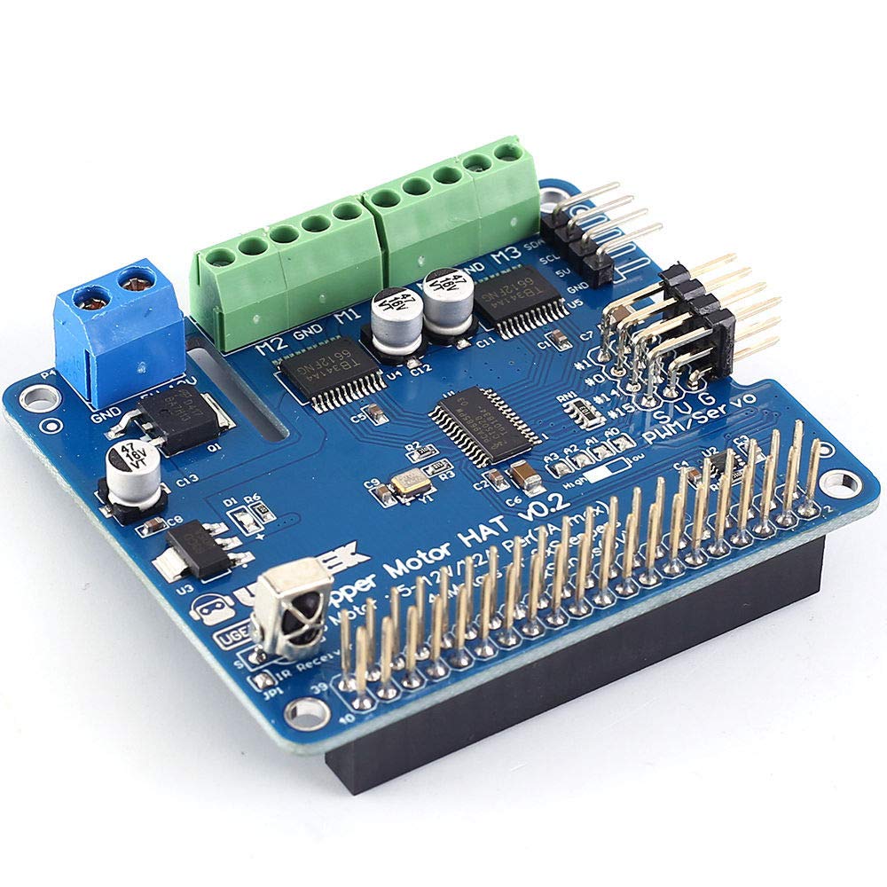 Amazon.com: Servo Motor Driver Module Robot Shield for Raspberry Pi 3B ...