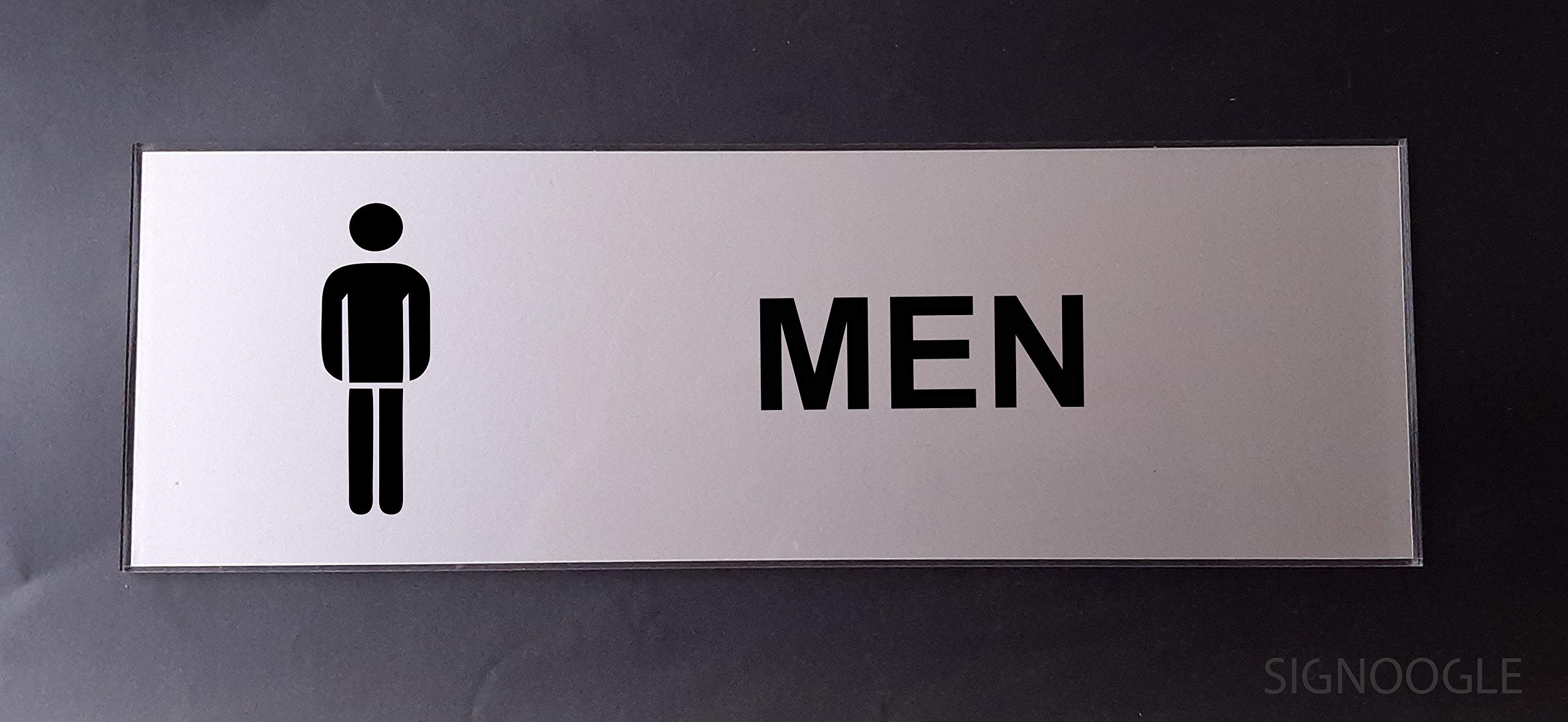 Buy SIGNOOGLE Men Restroom Toilet Washroom Trail Room Dressing Acrylic ...