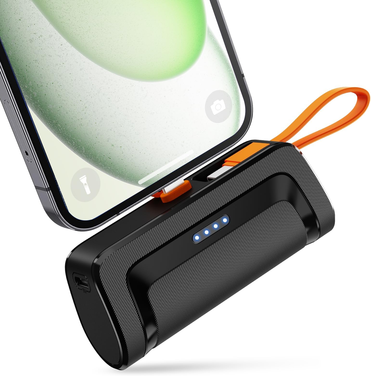 Mini Power Bank, 5000mAh Portable Charger External Battery Pack USB C ...