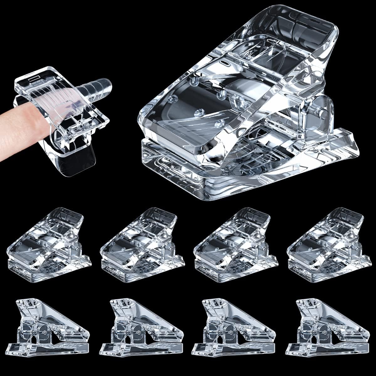 Amazon.com: Modelones Poly Nail Gel Kit, 6 Colors with 48W Nail Lamp ...