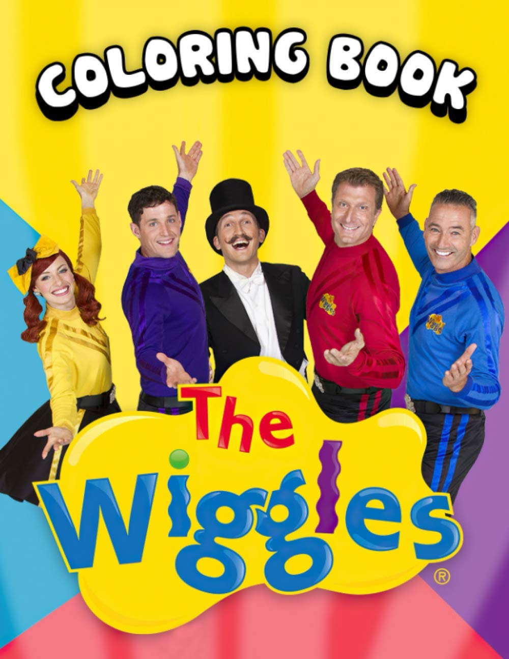 The Wiggles Coloring Book A Cool Coloring Book With Designs | Desertcart GB