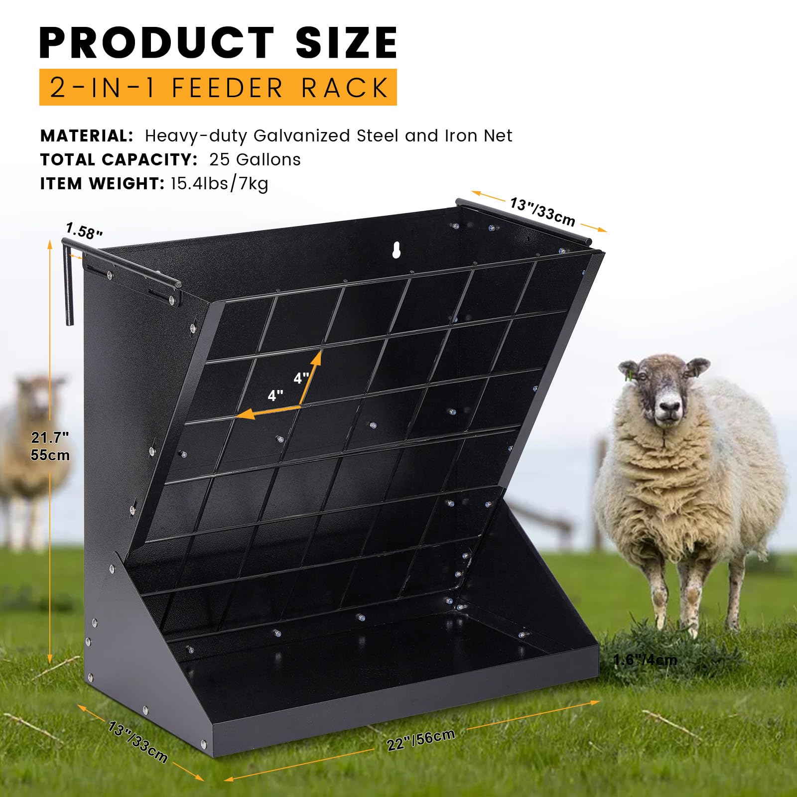 Pygmy Goat Hay Feeder