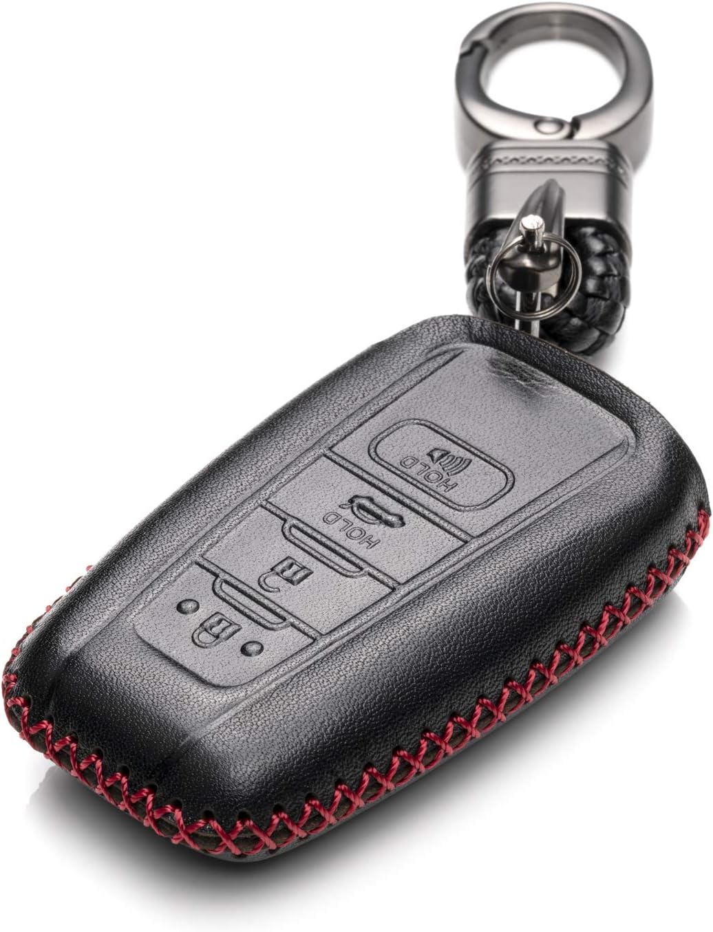 Amazon.com: Vitodeco Genuine Leather Smart Key Fob Case Compatible with ...
