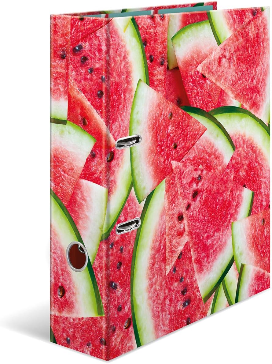 HERMA Lever Arch File Fruits with Watermelon Motif, A4, 70 mm Spine ...