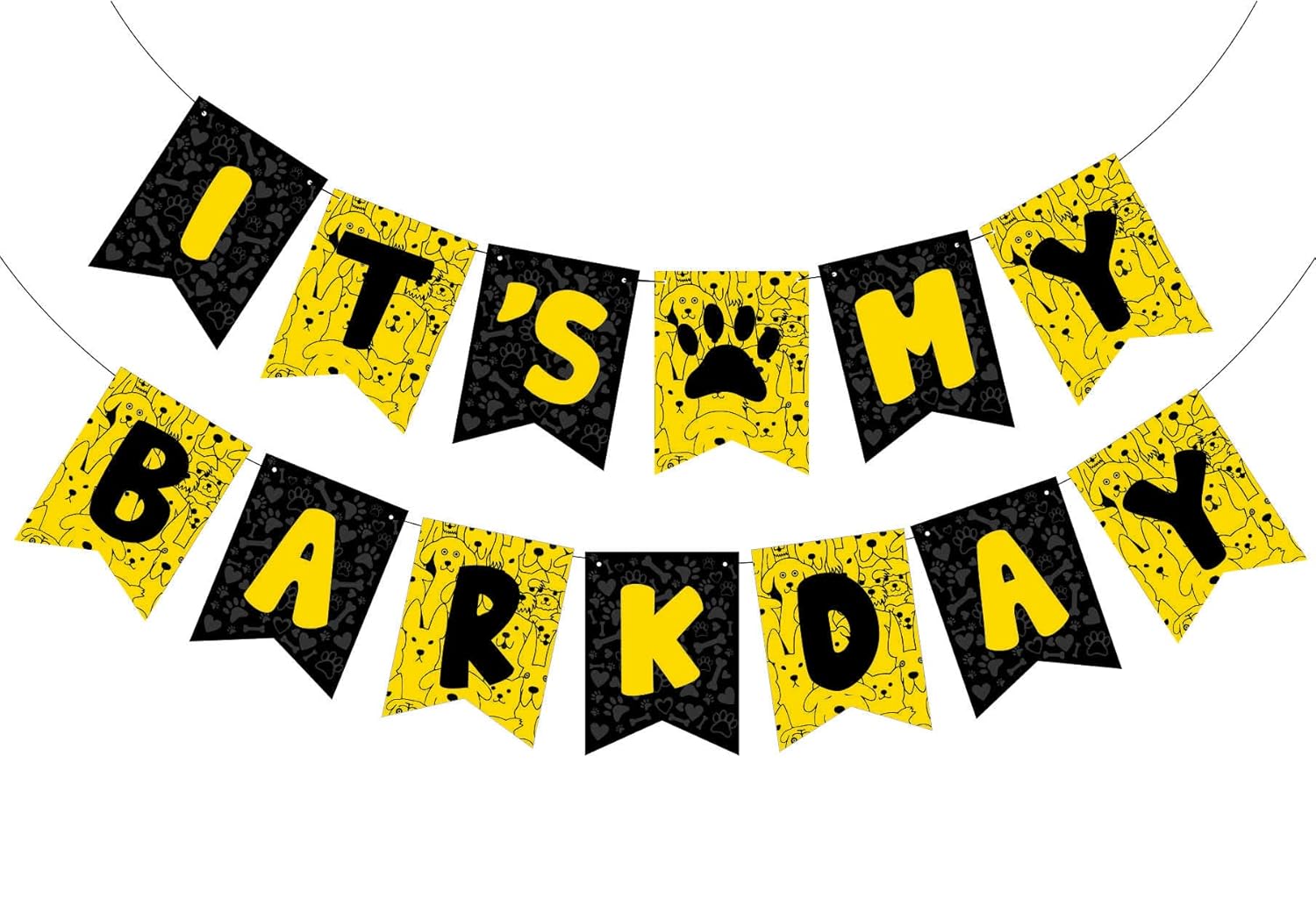 SVM CRAFT® It's my barkday banner for dog , puppy, pet birthday Happy ...