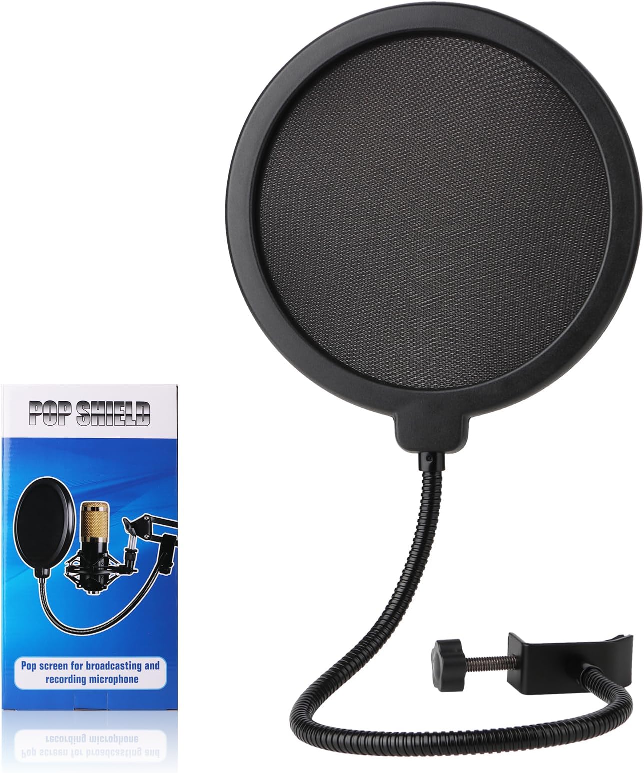 Amazon.com: Professional Microphone Pop Filter Shield,Mic Wind Mask ...