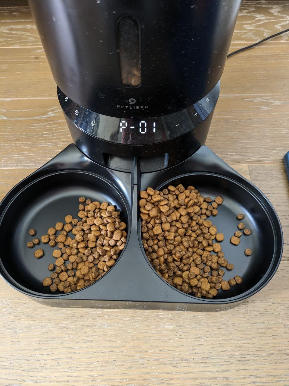 PETLIBRO Pet Food Splitter with Stainless Steel Bowls, Automatic Cat ...