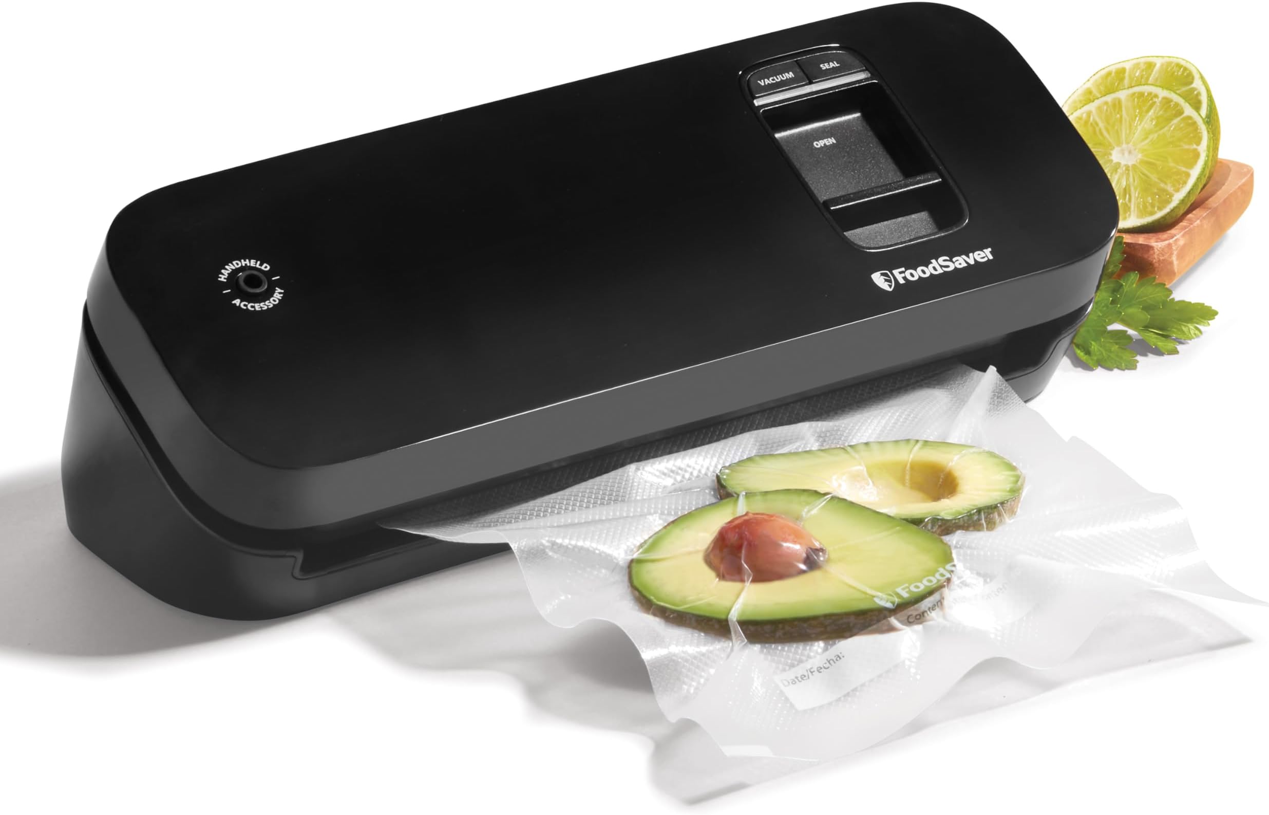 Amazon.com: FoodSaver Space Saving Food Vacuum Sealer, Black with 2 ...