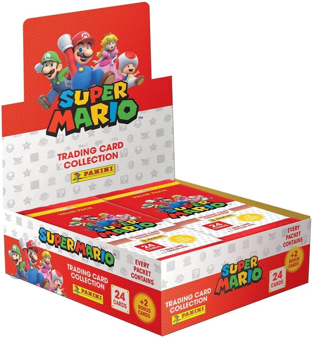 Panini Super Mario Trading Cards (Fatpack Box) : Amazon.de: Toys