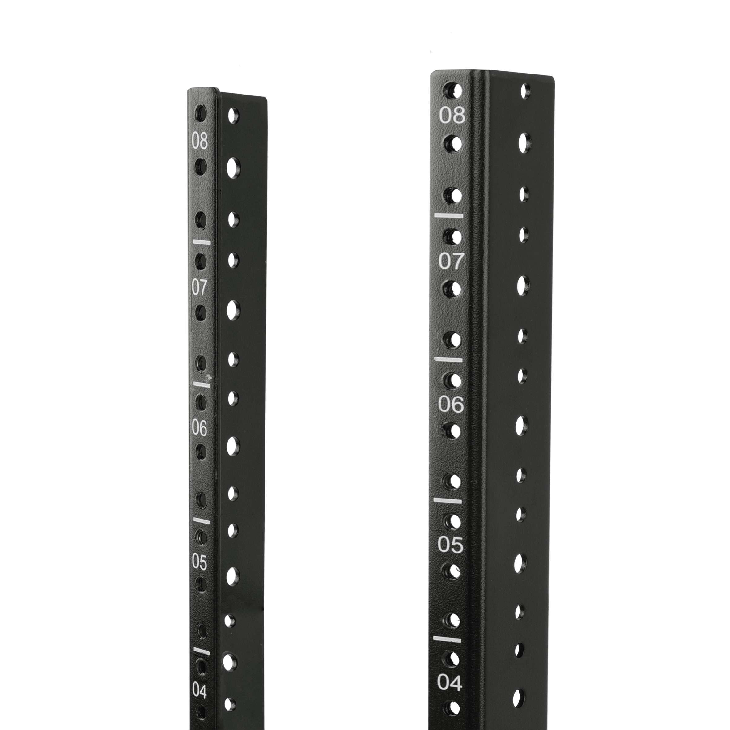 Amazon.com: Tecmojo 8U Vertical Server Rack Rail Pair Kit DIY Rack ...