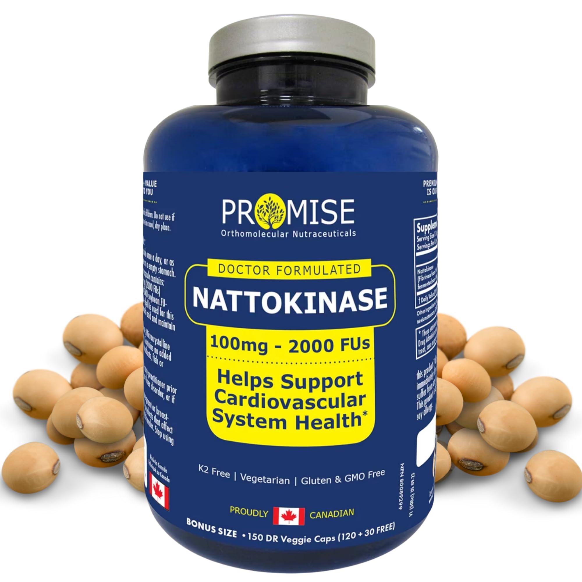 Amazon.com: Promise Nattokinase 100mg (2000 FUs), Helps Support Human ...