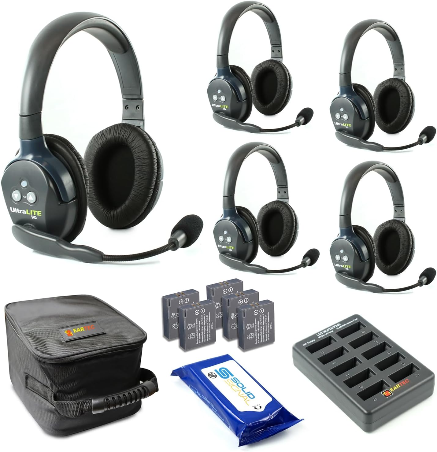 Amazon.com: Eartec UL5D Ultralite Full Duplex Wireless Headset ...