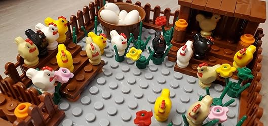 Amazon.com: BAENRCY Farm Field Set Building Blocks Plant Animal Crops ...