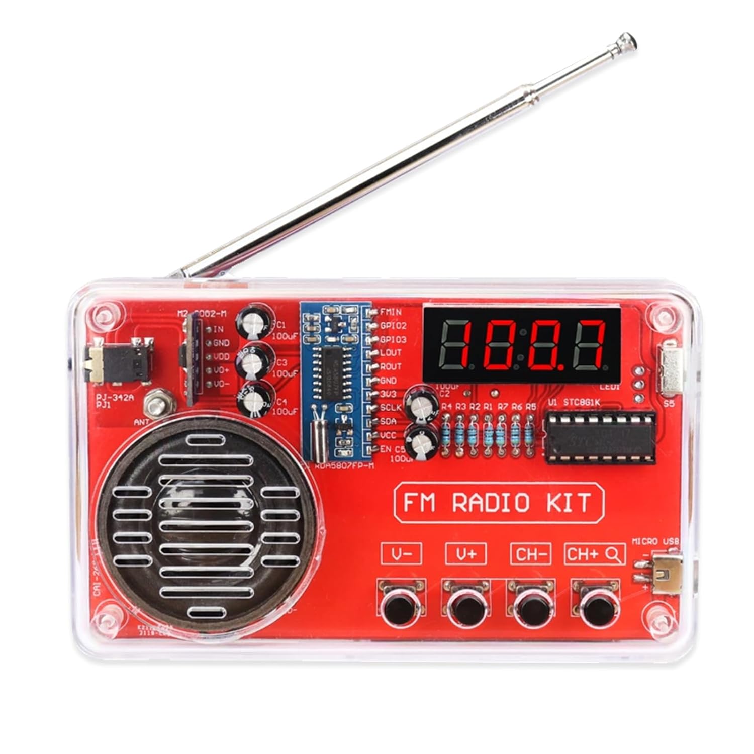 Amazon.com: EIELE Soldering Practice Kit Digital Display HD Power Failure Memory Transparent ...