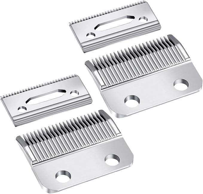 2 Sets Professional Replacement Clipper Blades, 2 Holes Adjustable Hair ...