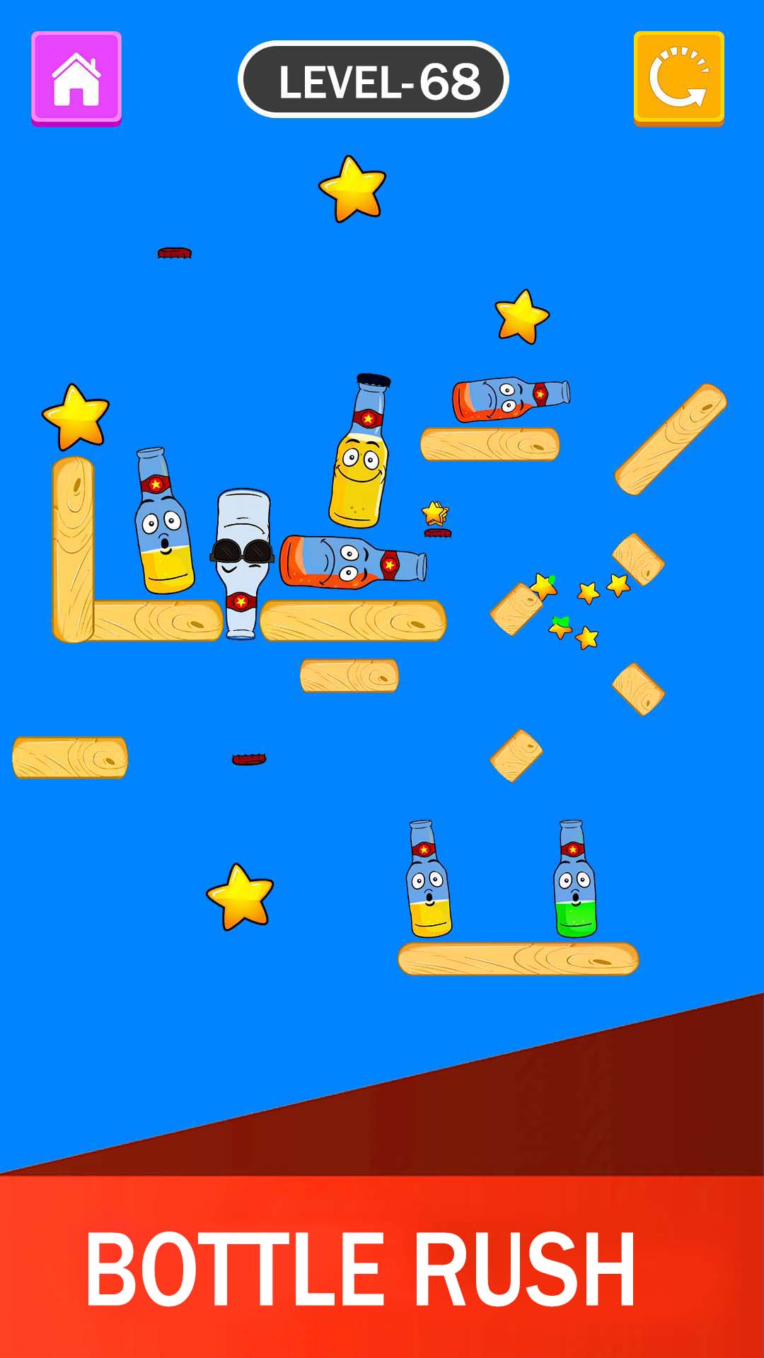 Bottle Tap Frenzy: Water Bottle Flip Rush Mania - Tap Star Master Flip ...