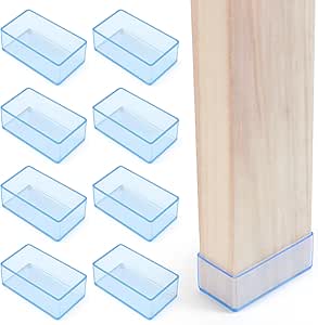 (8 PCS) 2x4 Wood Post Rubber End Caps (1.57" x 3.15") – Waterproof and ...