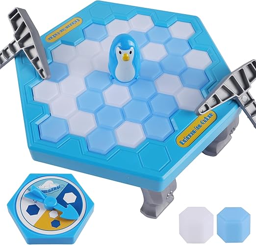 Amazon.com: DR.DUDU Save Penguin Break Ice Board Game for Kids 4-8, Ice ...