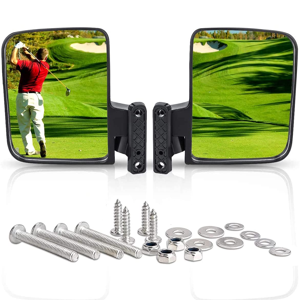 Golf Cart Folding Side View Mirrors For Club Car Ezgo | Desertcart INDIA