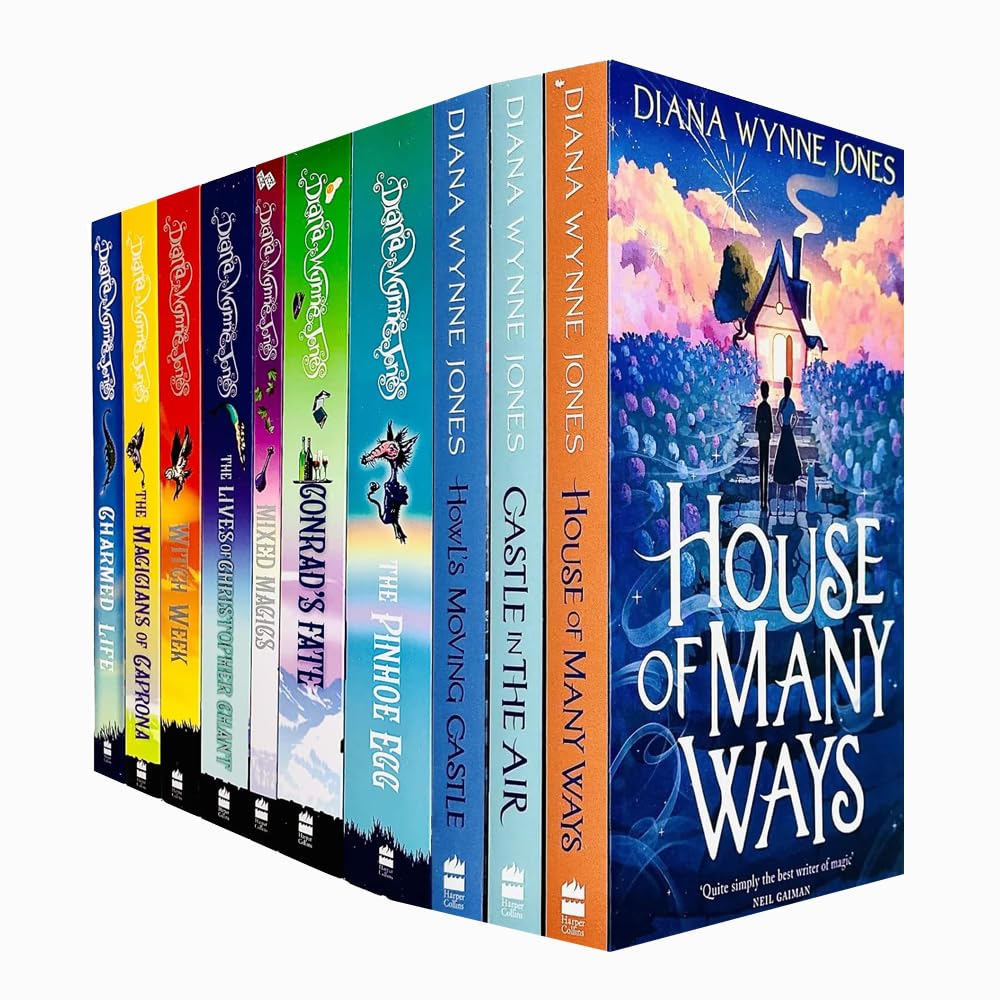 Chrestomanci Series & Howl's Moving Castle Series 10 Books Collection ...