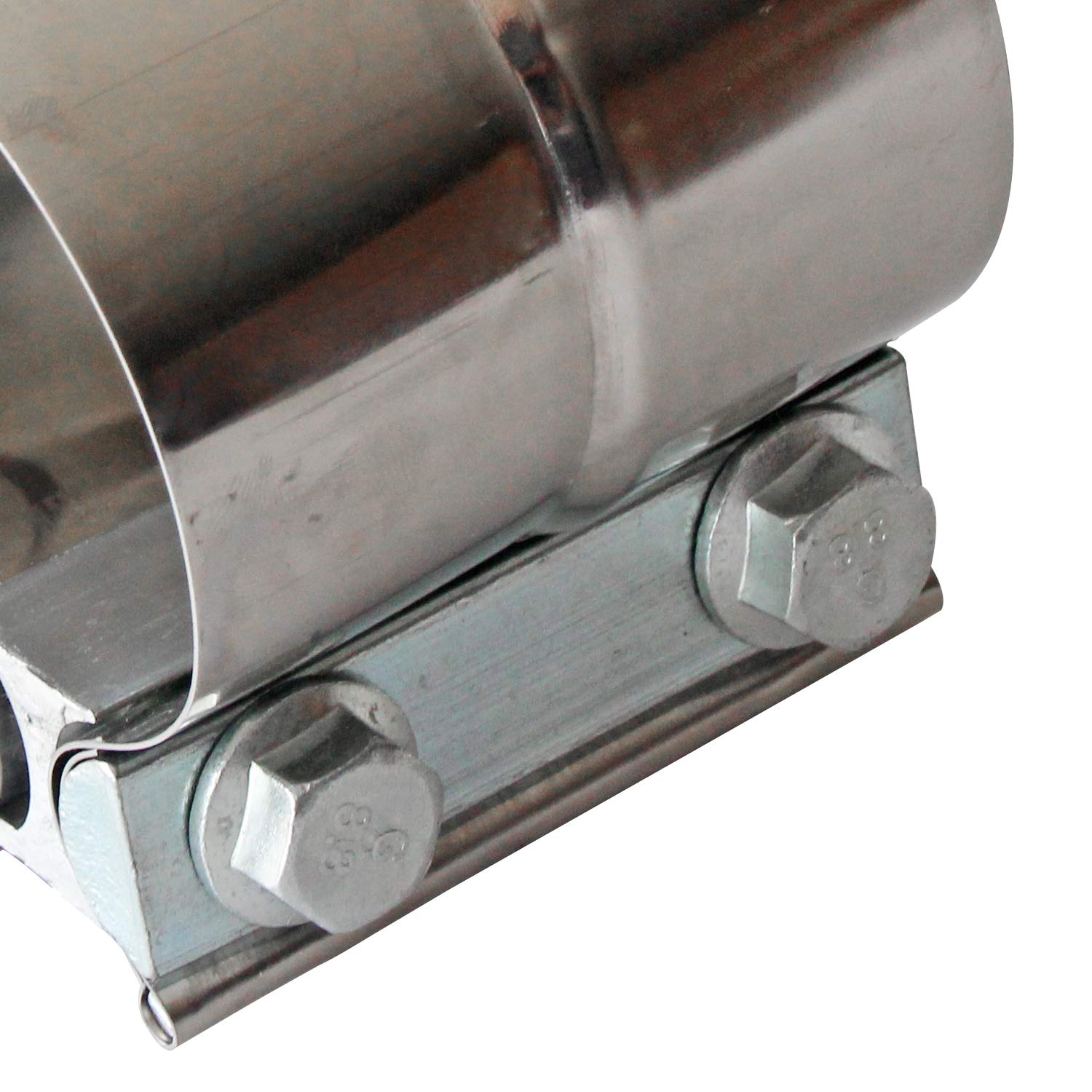 Snapklik.com : Exhaust Clamps Band Clamp 2.5 Lap Joint - Stainless ...