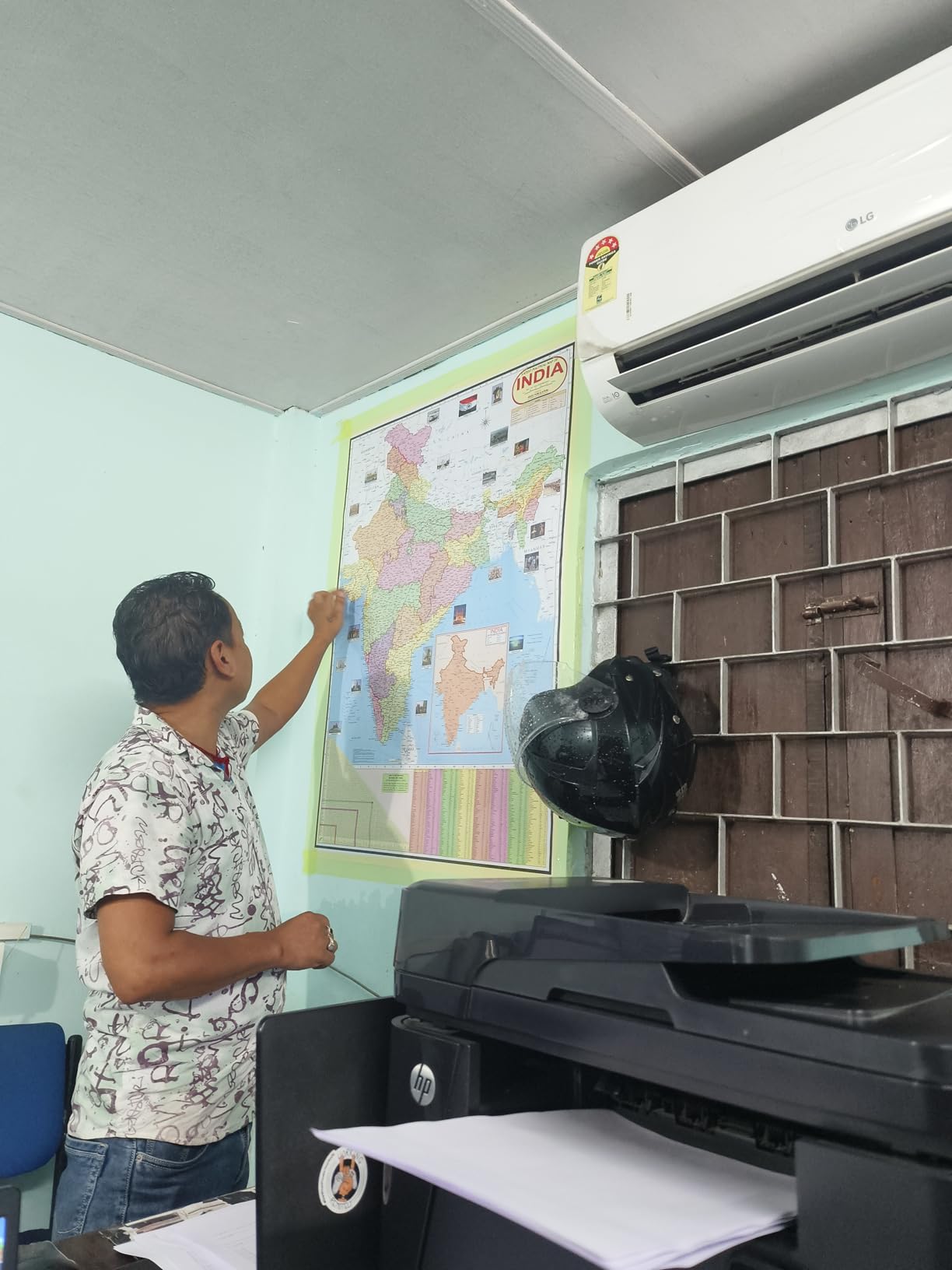 India Political Map | Laminated Both Side | Size - 70x100 cm (Large ...