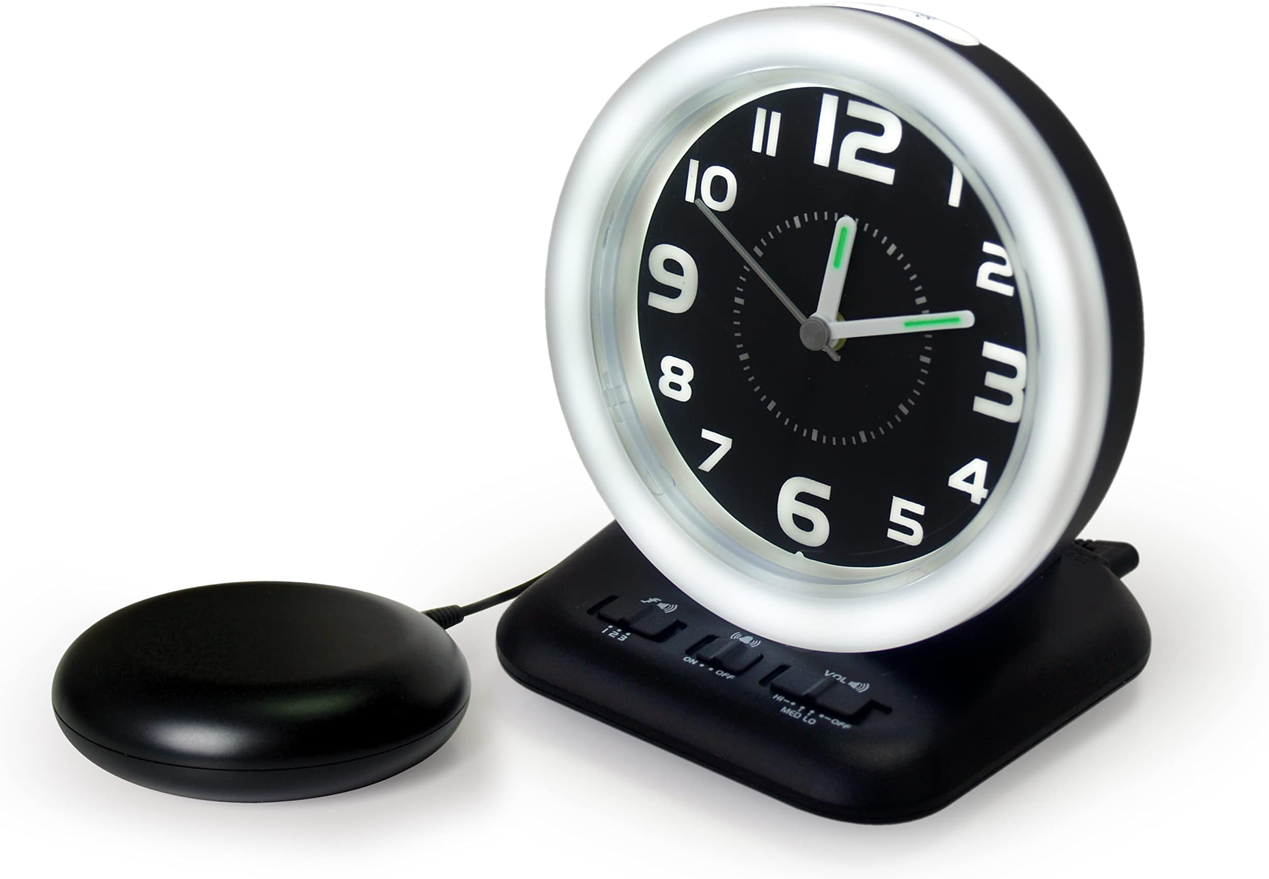 Acctim Thunderbell Analogue Alarm Clock Quartz Luminous Hands Extra ...